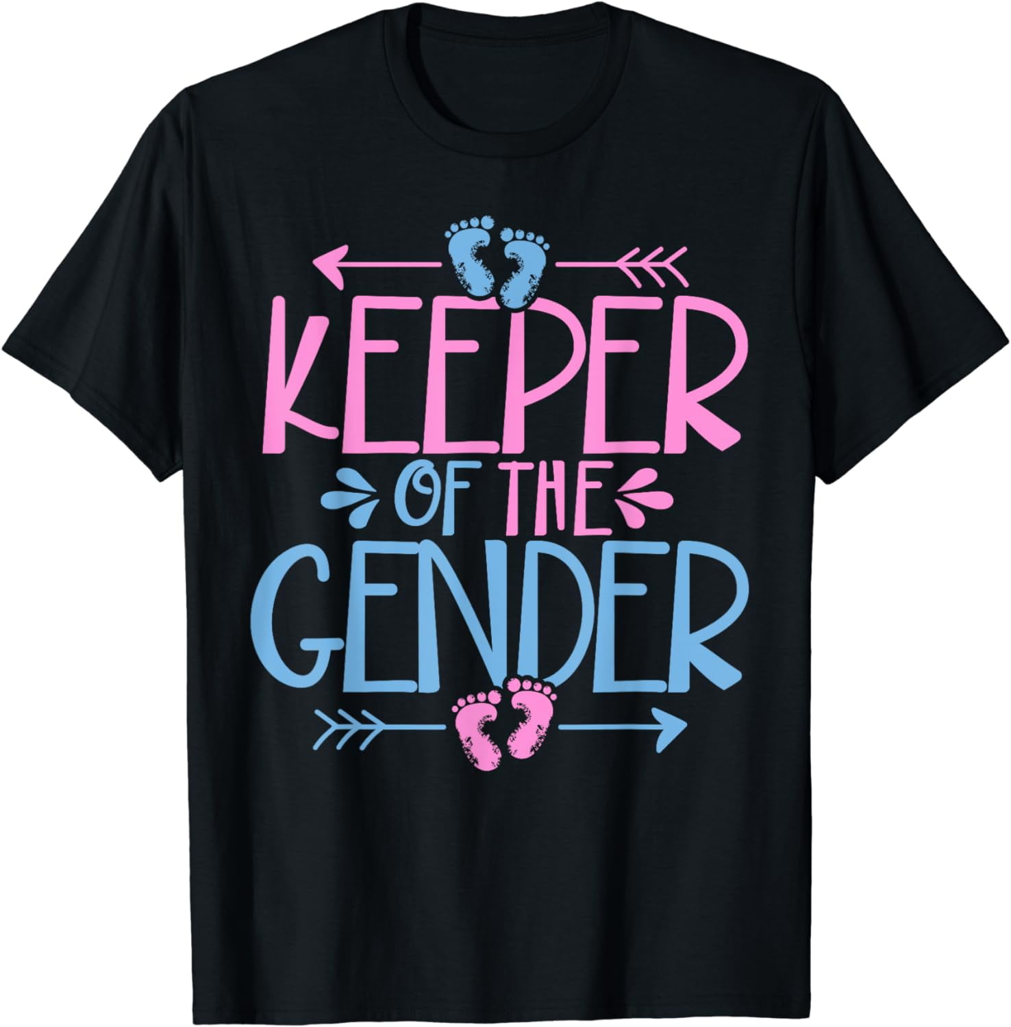 Keeper of the Gender - Cute Gender Reveal Baby Shower Design - Walmart.com