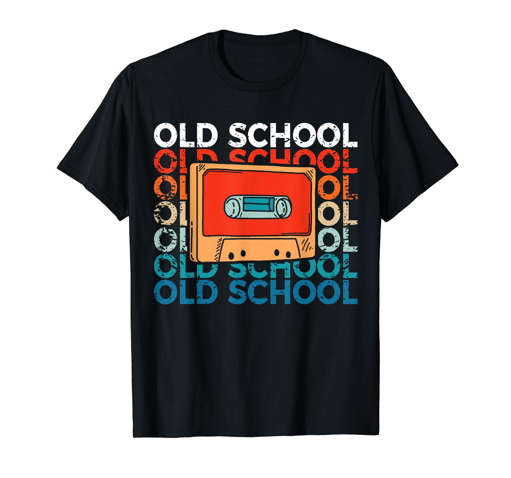 Keeping it Old School Retro Vintage 80s 90s Cassette Tape T-Shirt ...