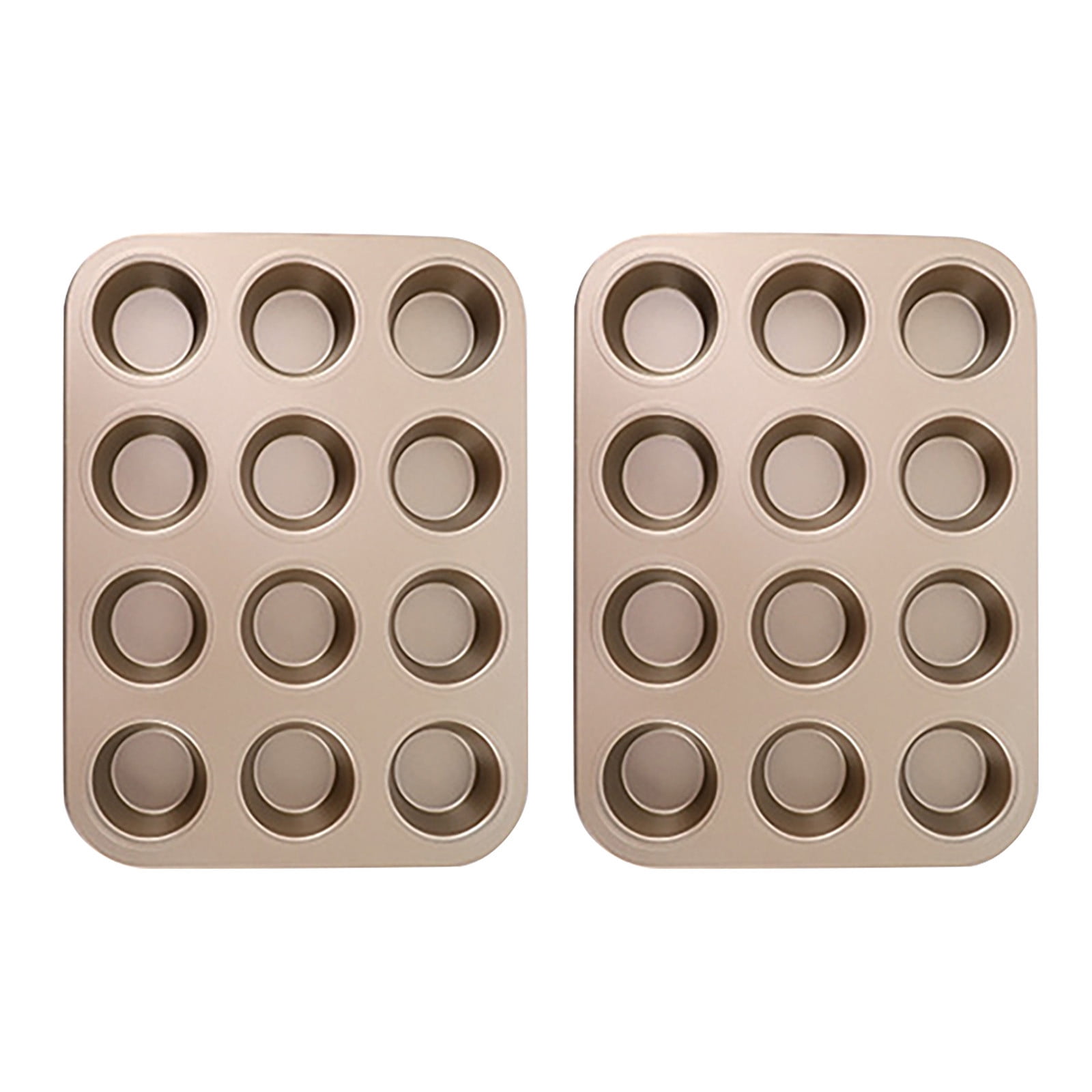Keeplus 12 Hole Muffin Pan, Baking Utensils Nonstick Cupcake Baking Pan ...