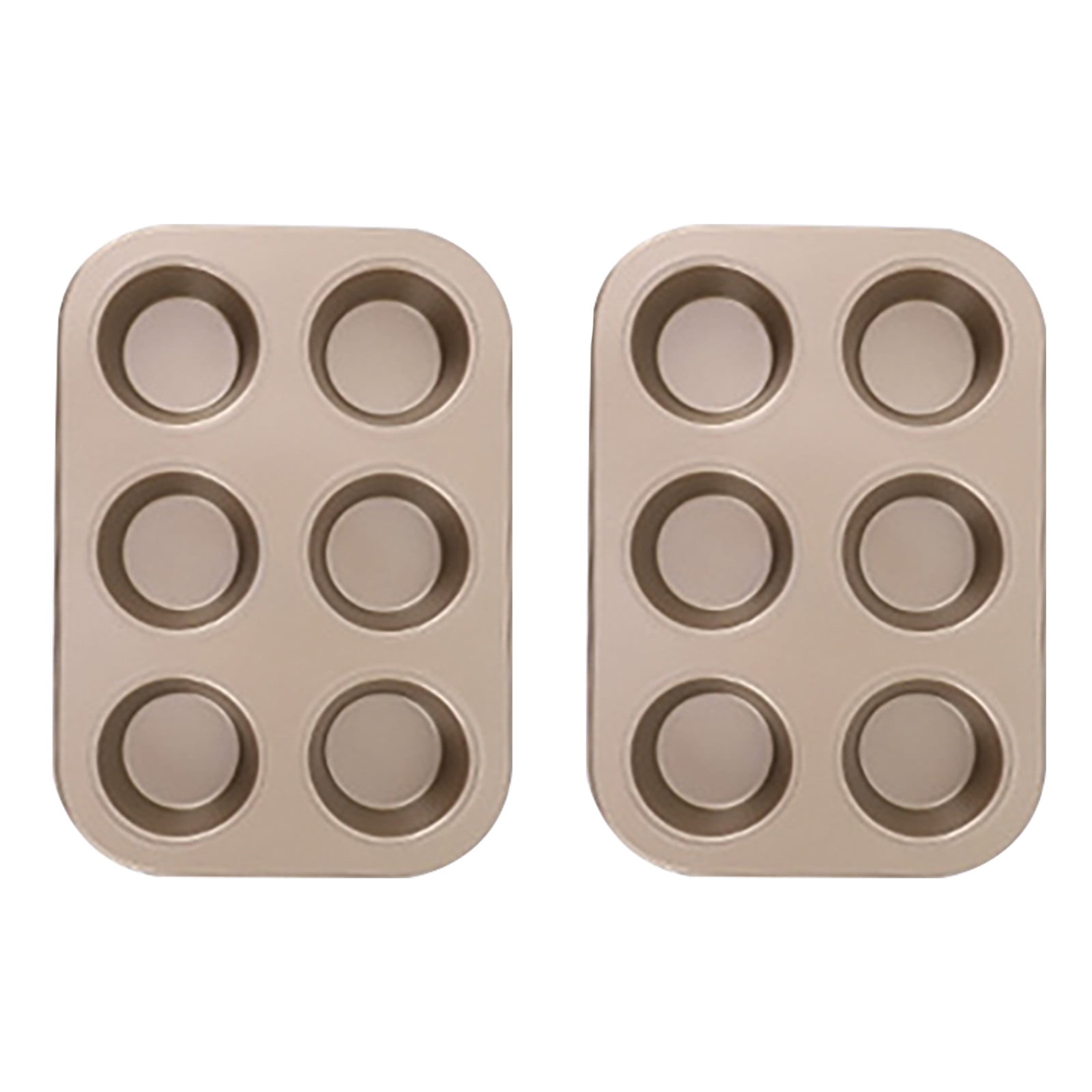 Keeplus 6 Hole Muffin Pan, Baking Utensils Nonstick Cupcake Baking Pan ...