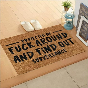 Area Rug Funny Doormat Indoor Outdoor Home Front Porch Rugs Bedroom ...