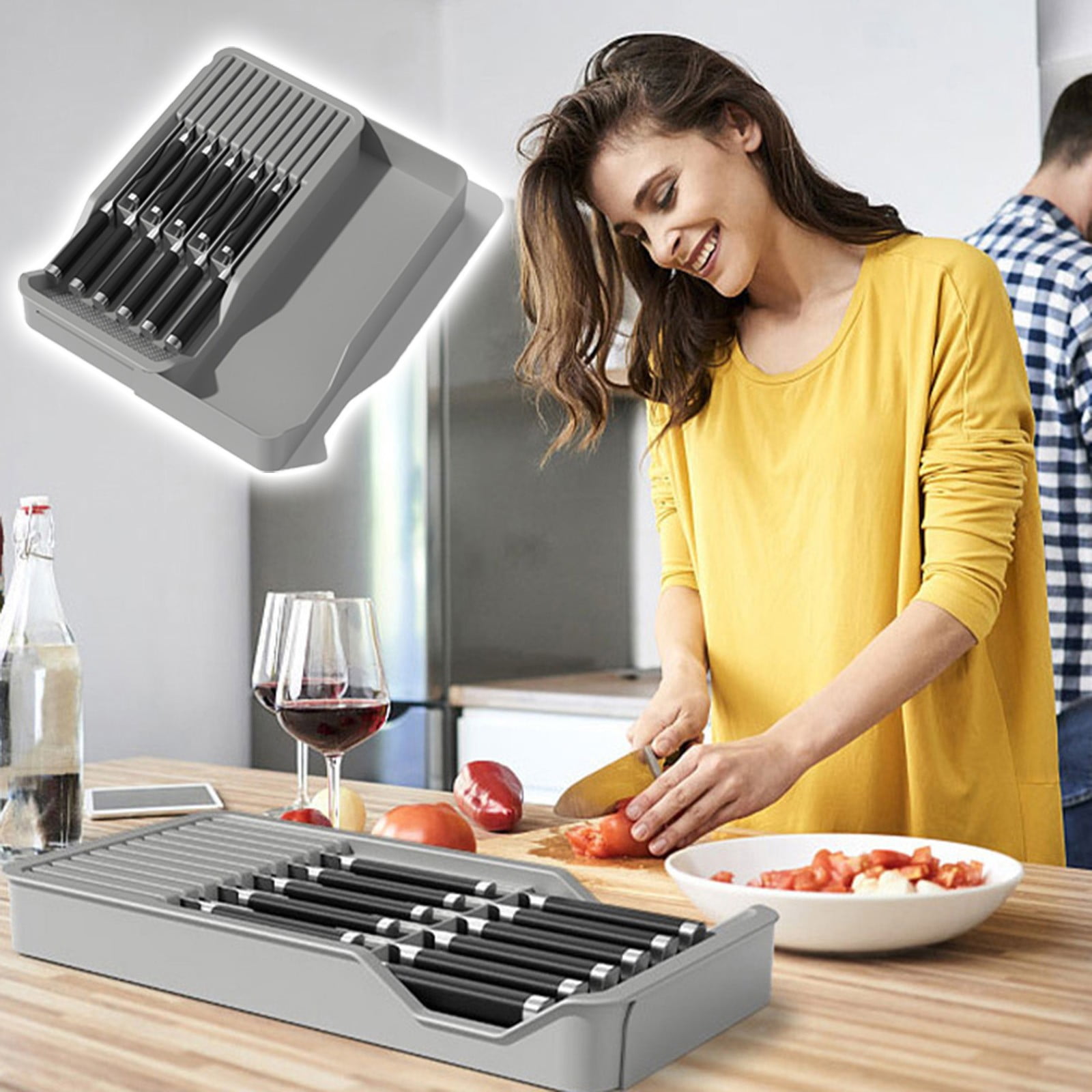 Keeplus Pull-out Tool Rack, Kitchenware Organizer, Household Drawer ...