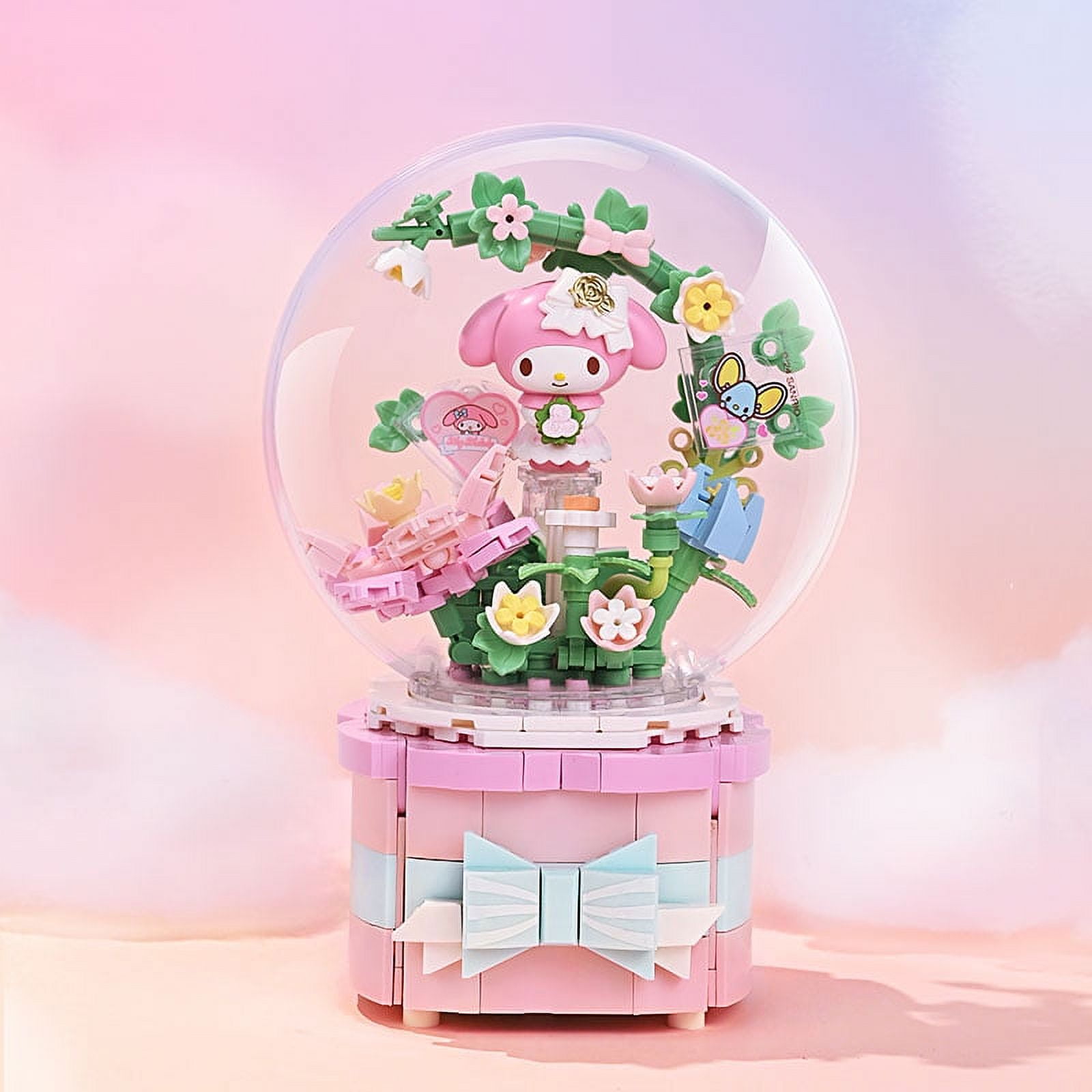 Keeppley Building Blocks Sanrio Music Box Kuromi My Melody Educational ...