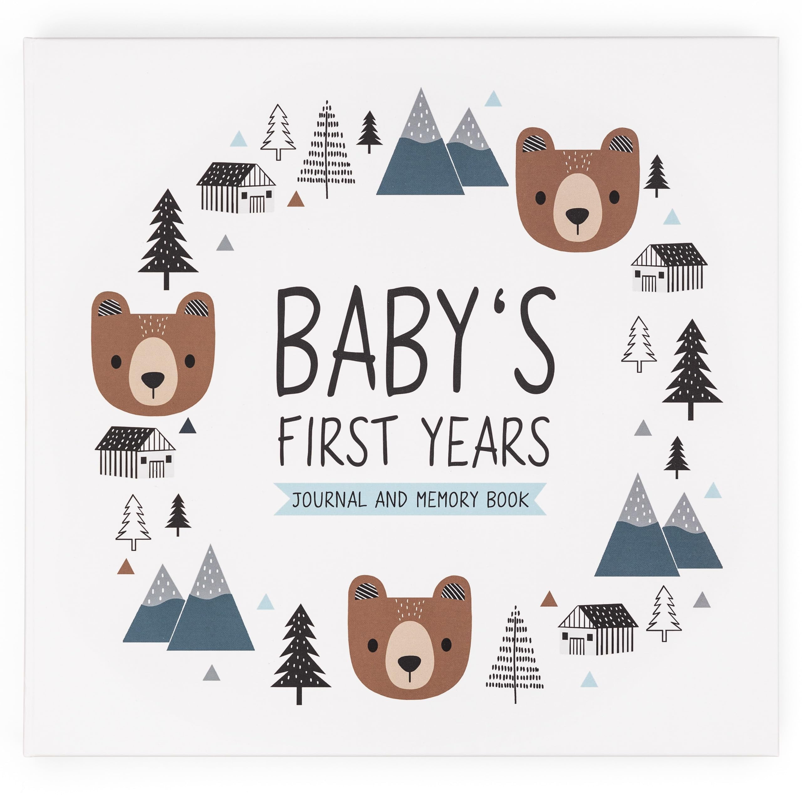 Keepsake Baby Memory Book For Baby Boy Or Girl - Timeless Woodland Baby ...