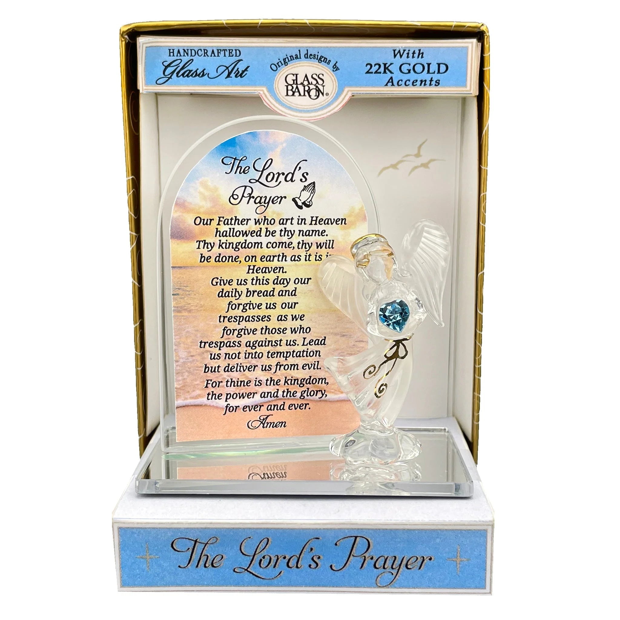 Keepsake Box Angel, Lord's Prayer by Glass Baron - Walmart.com