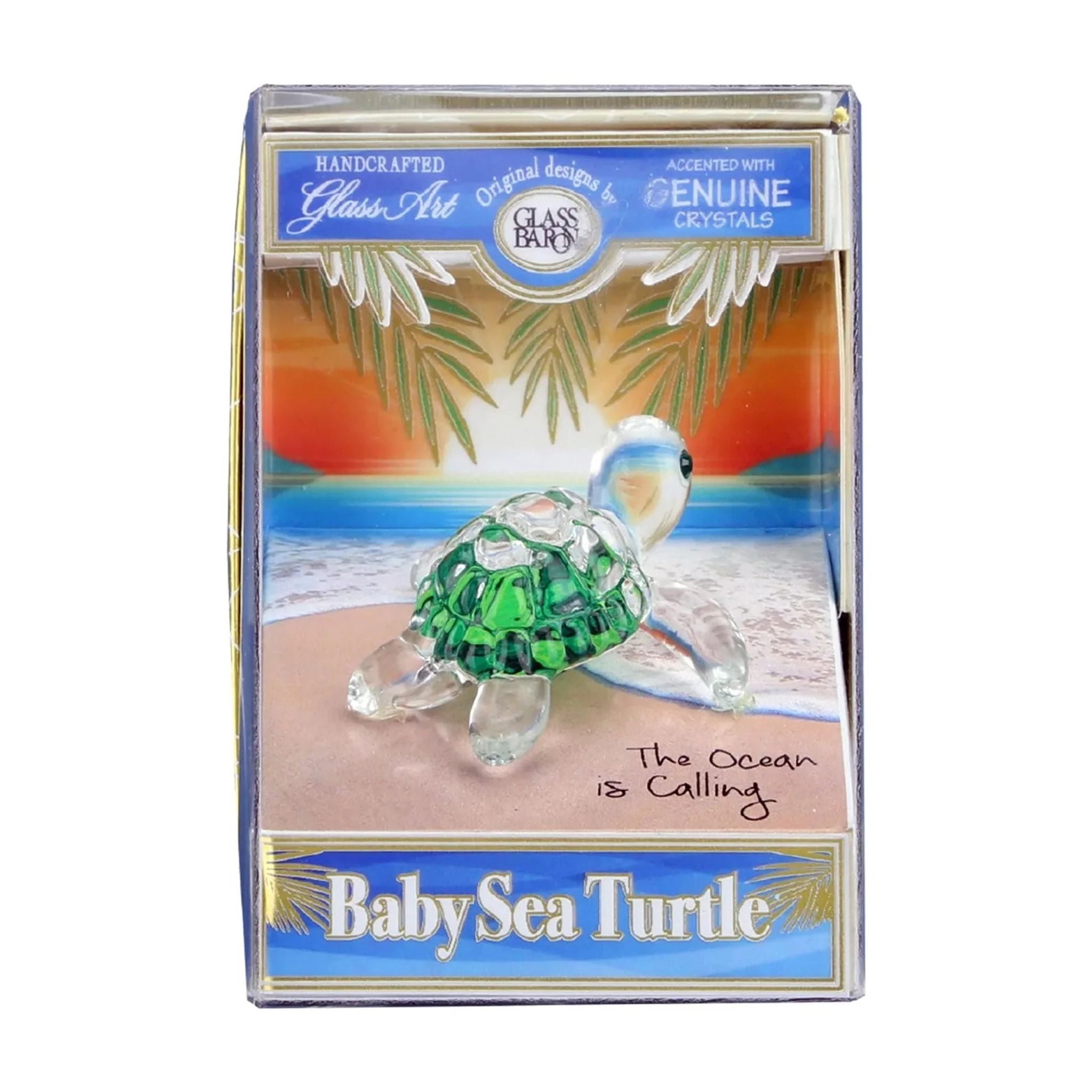 Keepsake Box Baby Sea Turtle by Glass Baron - Walmart Business Supplies