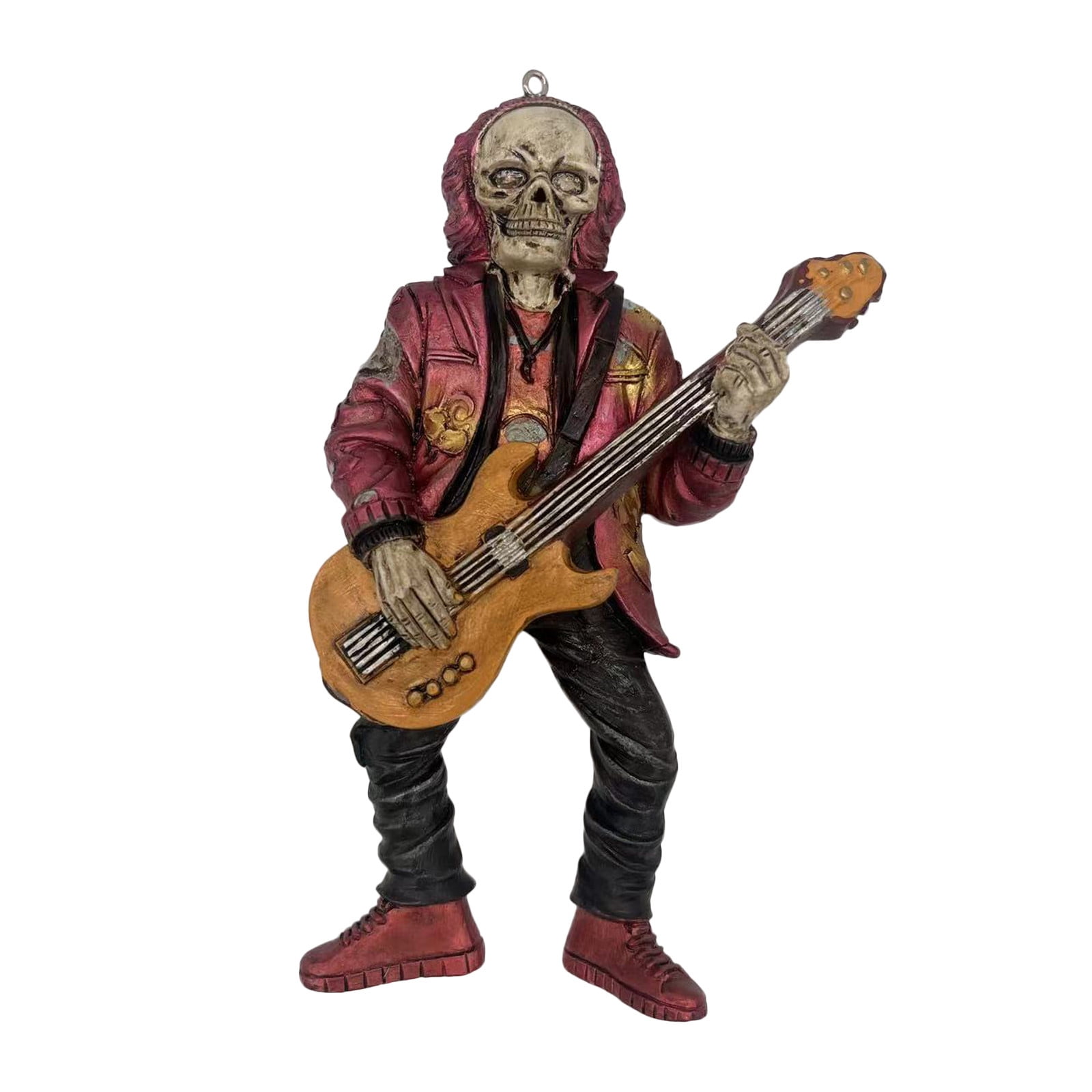 Keepsake Christmas Ornament Funny Skeleton Statue Skeleton Rock Band ...