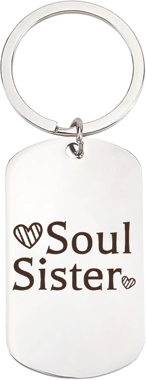 Keepsake Keychain Stainless Steel Keychain Word Key Ring Memorial ...