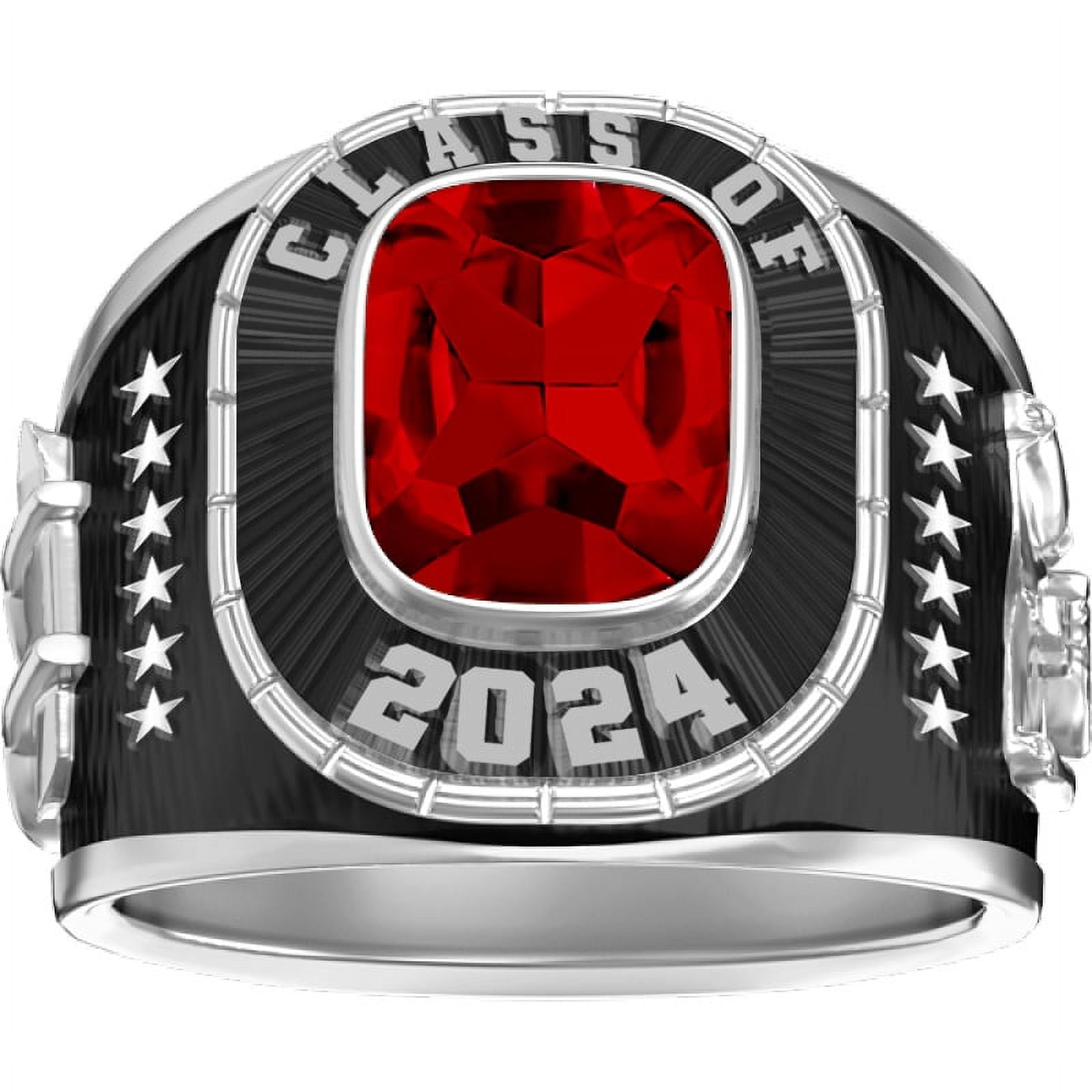 Keepsake Men's Square Traditional Ring with simulated stone - Walmart.com