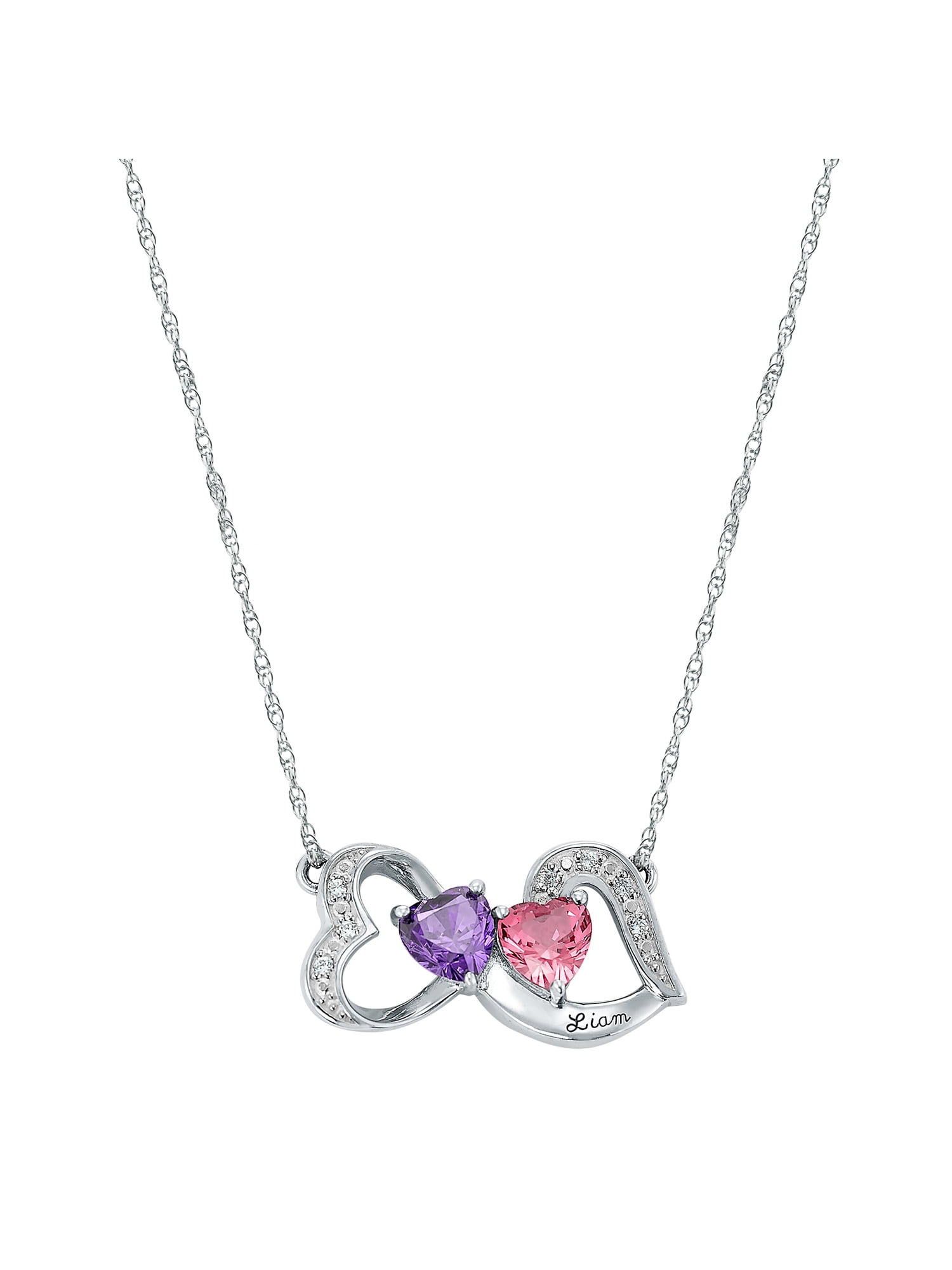 Keepsake Personalized Family Jewelry Birthstone Women's Blaze Pendant ...