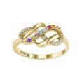 Keepsake Personalized Family Jewelry Genuine Birthstone Women's Blue ...