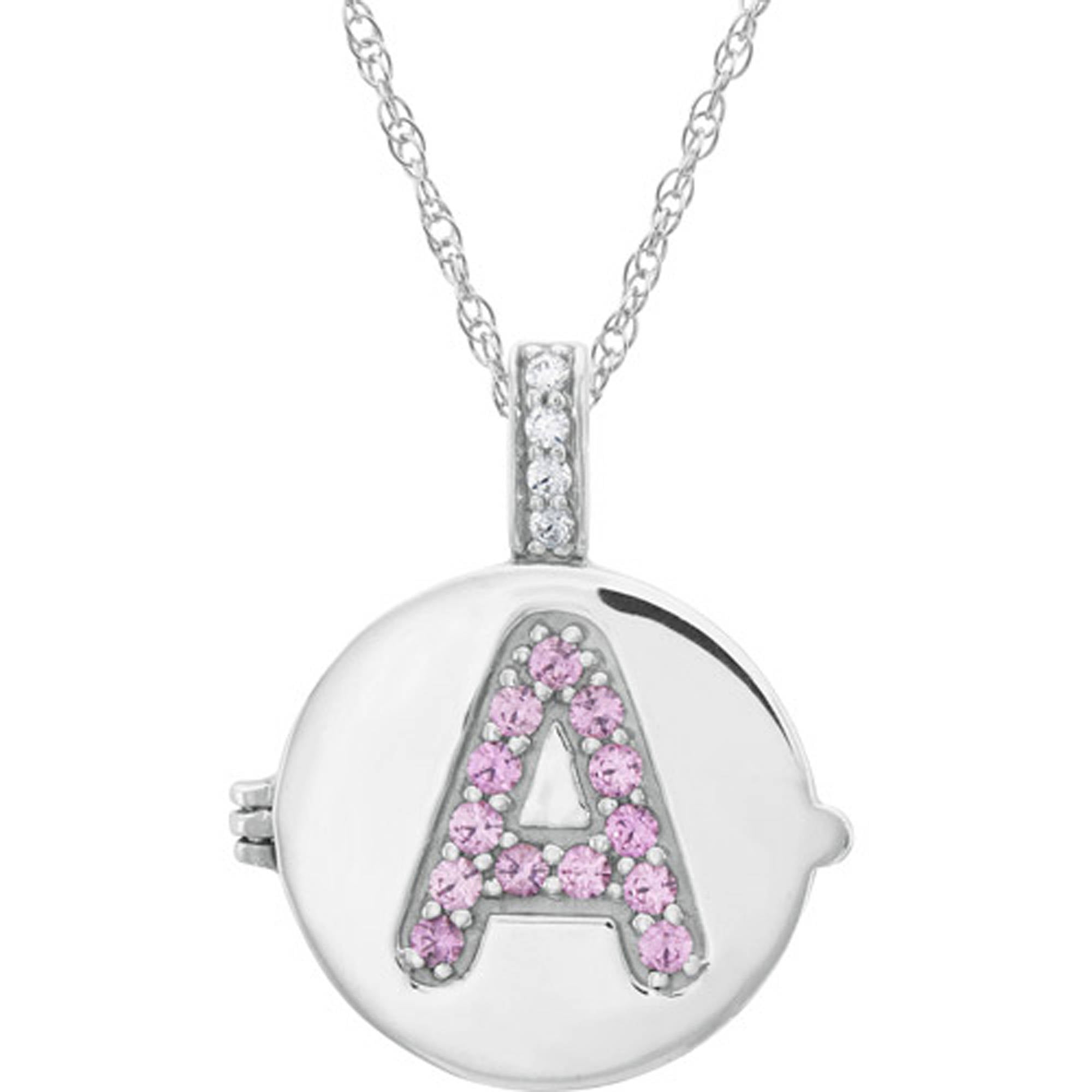 Keepsake Personalized Family Jewelry Initial Locket Pendant with ...