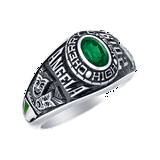 Keepsake Personalized Women's Oval Class Ring available in Valadium ...