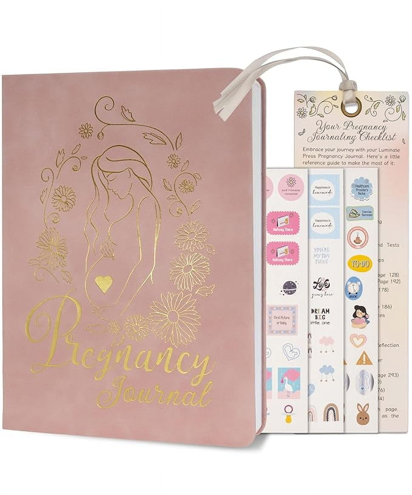 Keepsake Pregnancy Journal - Beautiful 1st Trimester Gifts - Pregnancy ...