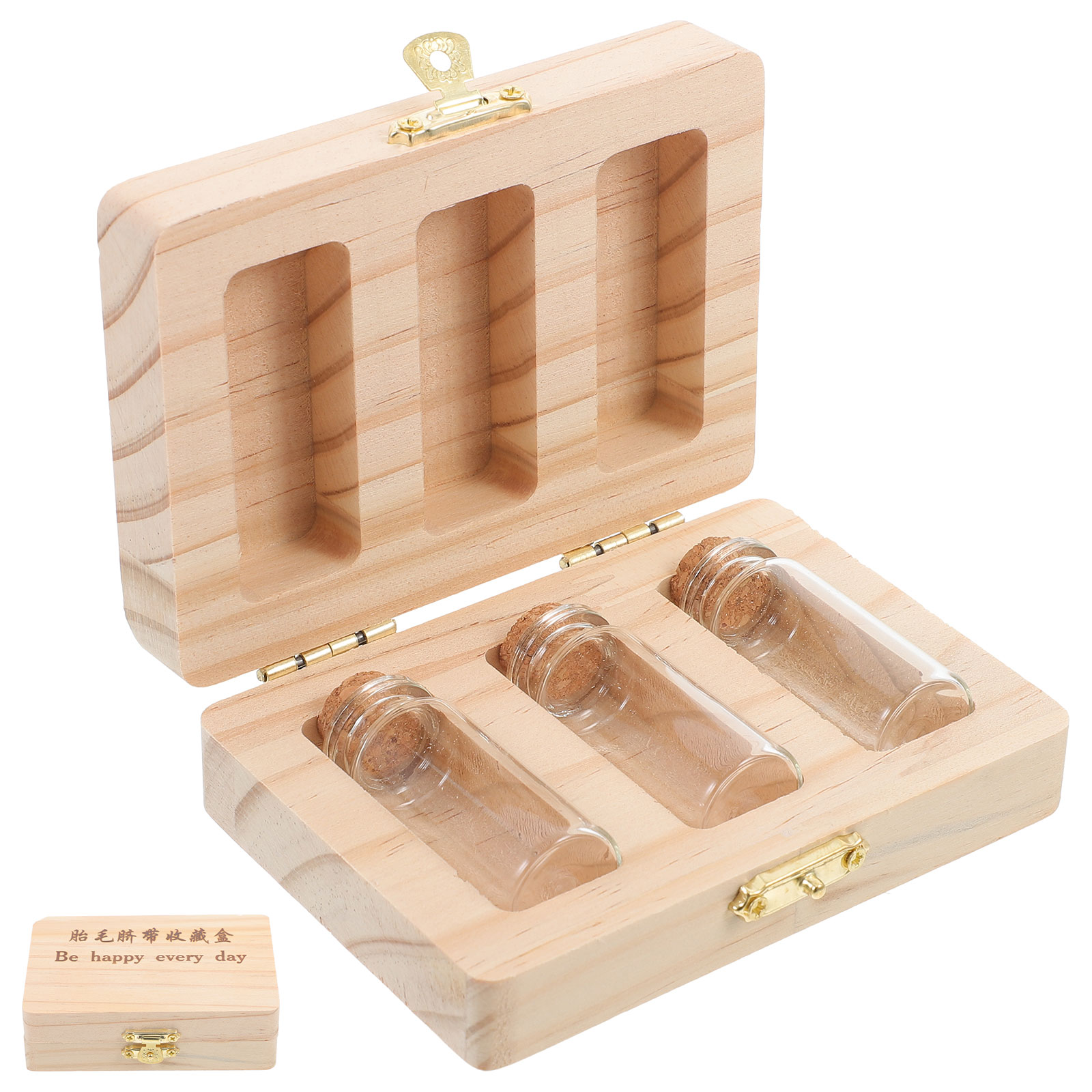 Keepsake Preserving Box Souvenir Collection Box Fetal Hair Storage ...