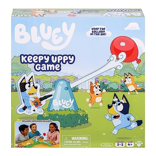 Keepy Uppy Game. Help, Bingo, And Chilli Keep The Motorized Balloon In ...