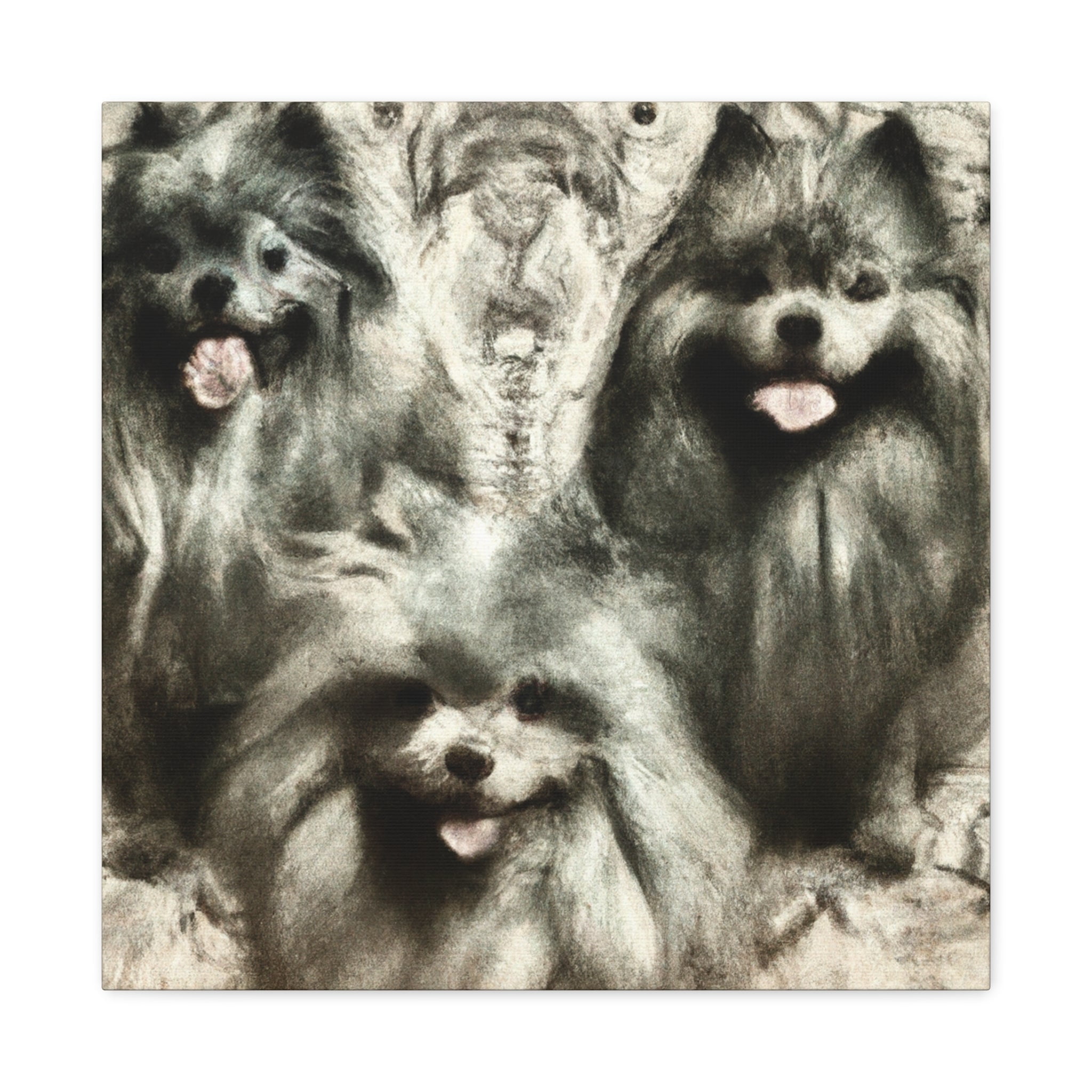 "Keeshonds and Opulence" - Canvas - Walmart.com