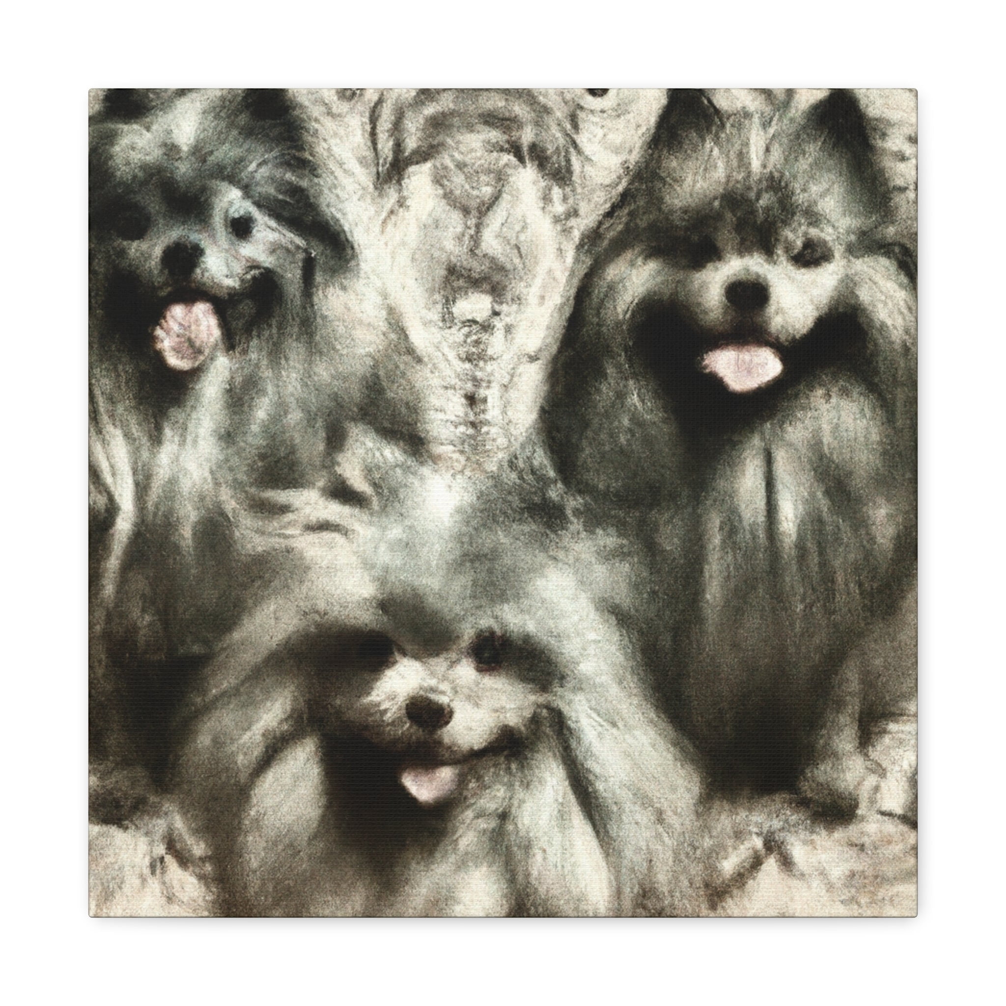 "Keeshonds and Opulence" - Canvas - Walmart.com