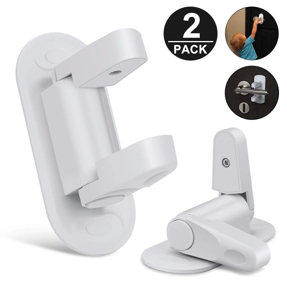 KeesonKimi 2 Pack Door Lever Lock for Child Safety,KeesonKimi 2019 ...