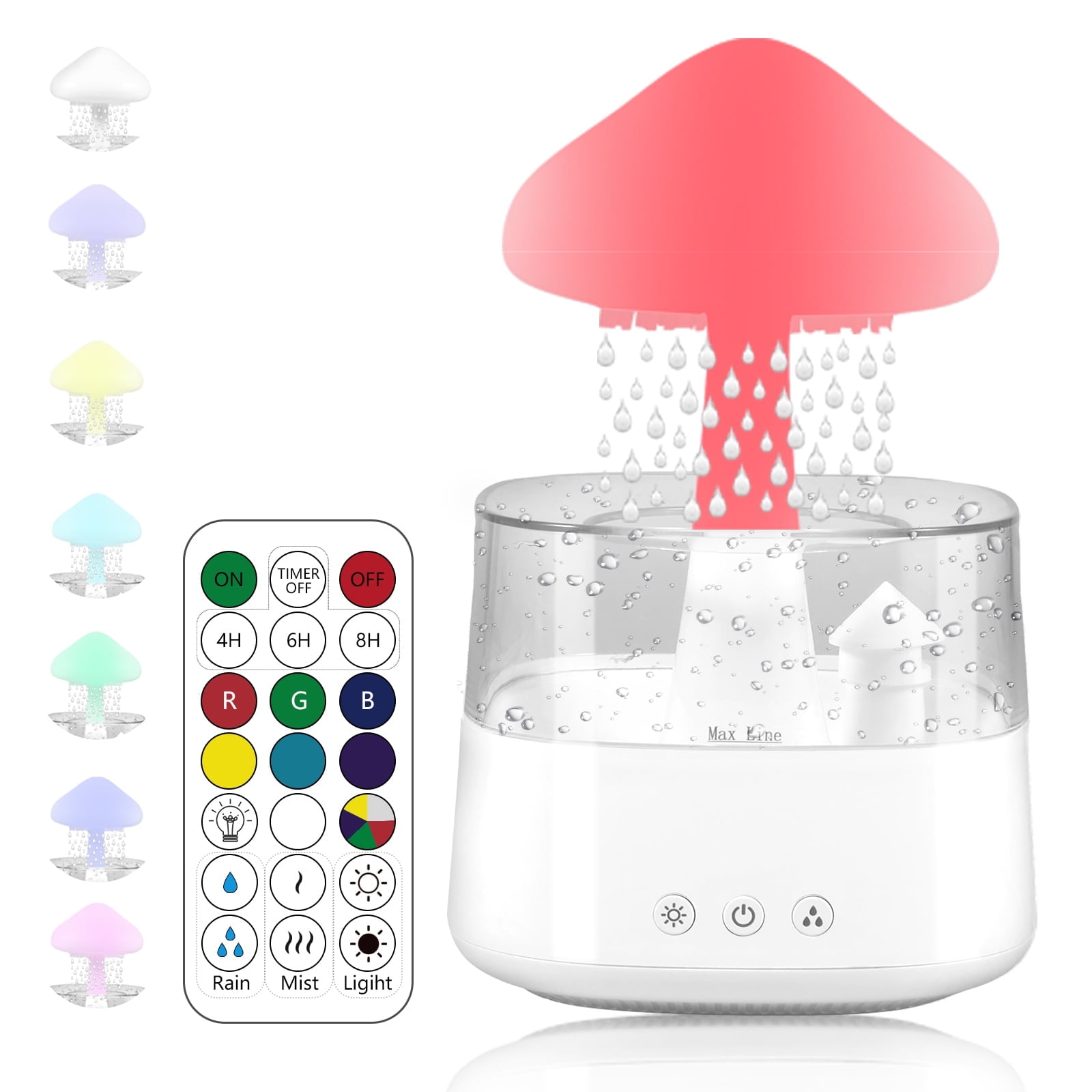 KeesonKimi Rain Cloud Humidifier Water Drip, Humidifier for Room Home ...