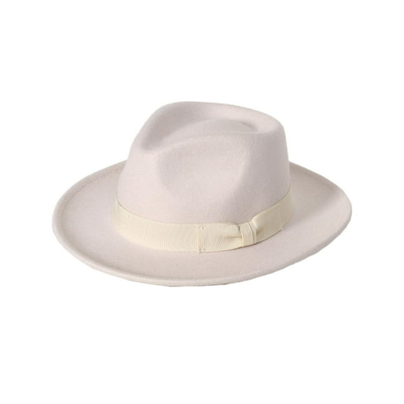 Fedora Hats for Men Wide Brim Panama Hat Dark Blue - Walmart.com