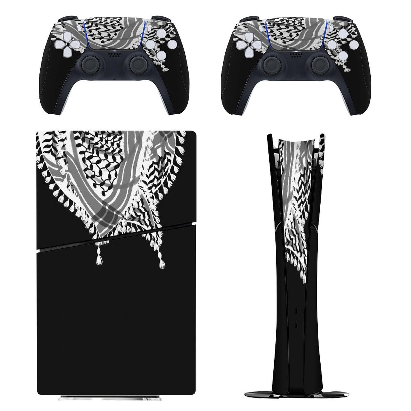 Keffiyeh Neck Scarf PS5/PS5 Pro/PS5 Slim Digital Disc Skin Sticker For ...