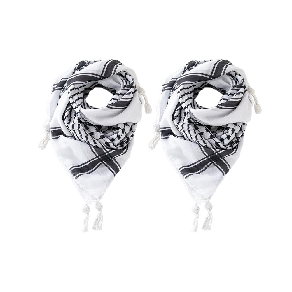 Keffiyeh Scarf Palestinian Shemagh Origl Arab Kiya 2024 Bla White AU ...