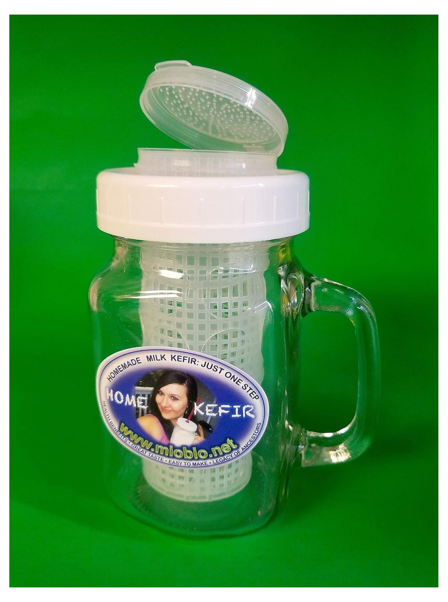 Kefir Fermenter -Infuser, 16 oz for homemade kefir - Walmart.com