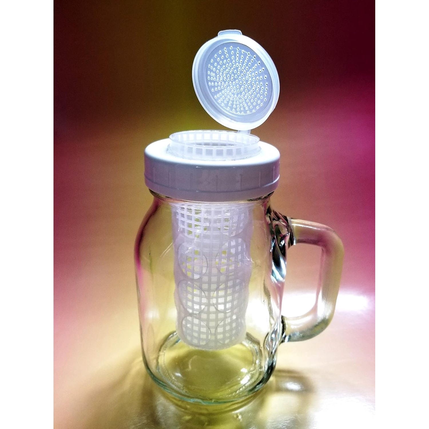 Kefir Fermenter - Infuser with Handle 0.6L/20oz for homemade kefir and ...