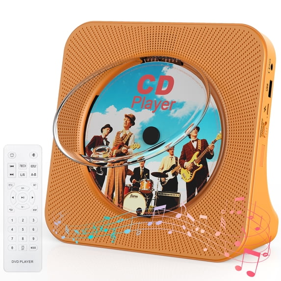 Kegaudio Desktop CD Player for Home Bluetooth Portable CD Player with ...