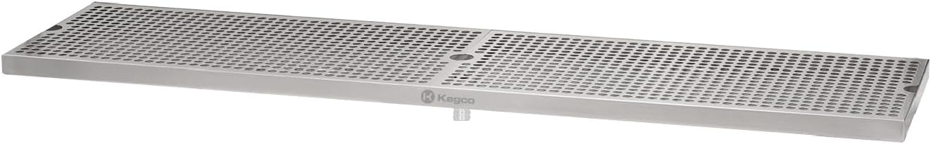 Kegco SESM-369D 36" x 9" Surface Mount Drip Tray with Drain - Walmart.com