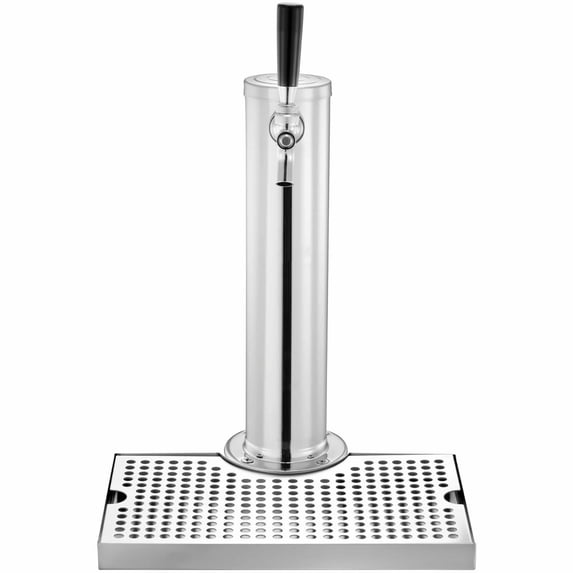 Kegerator Tower Kit, Single Tap Beer Dispenser - Stainless Steel ...