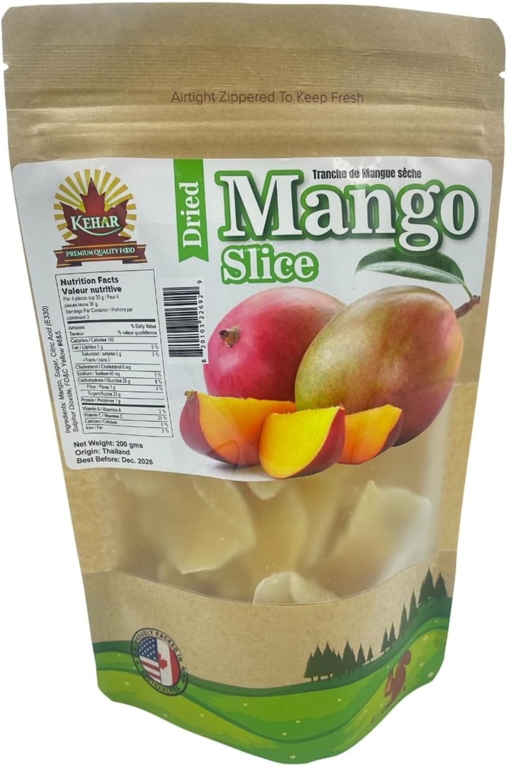 Kehar Foods Mango Slice - 200gm | Sweet & Delicious Dried Mango Slices ...