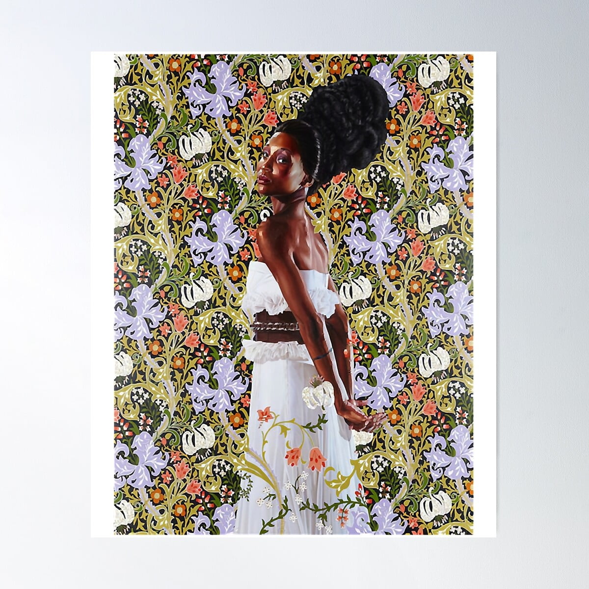Kehinde Beauty Black ,Kehinde Wiley Fashion, Kehinde Wiley Quote Poster ...