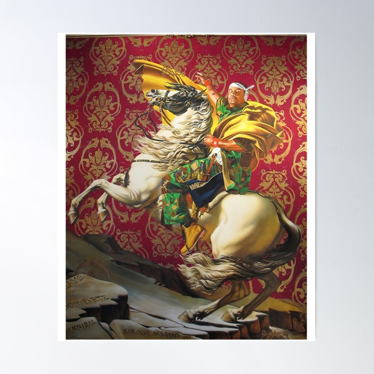 Kehinde Wiley Napoleon Army Poster Wall Art, Modern Wall Decor For ...