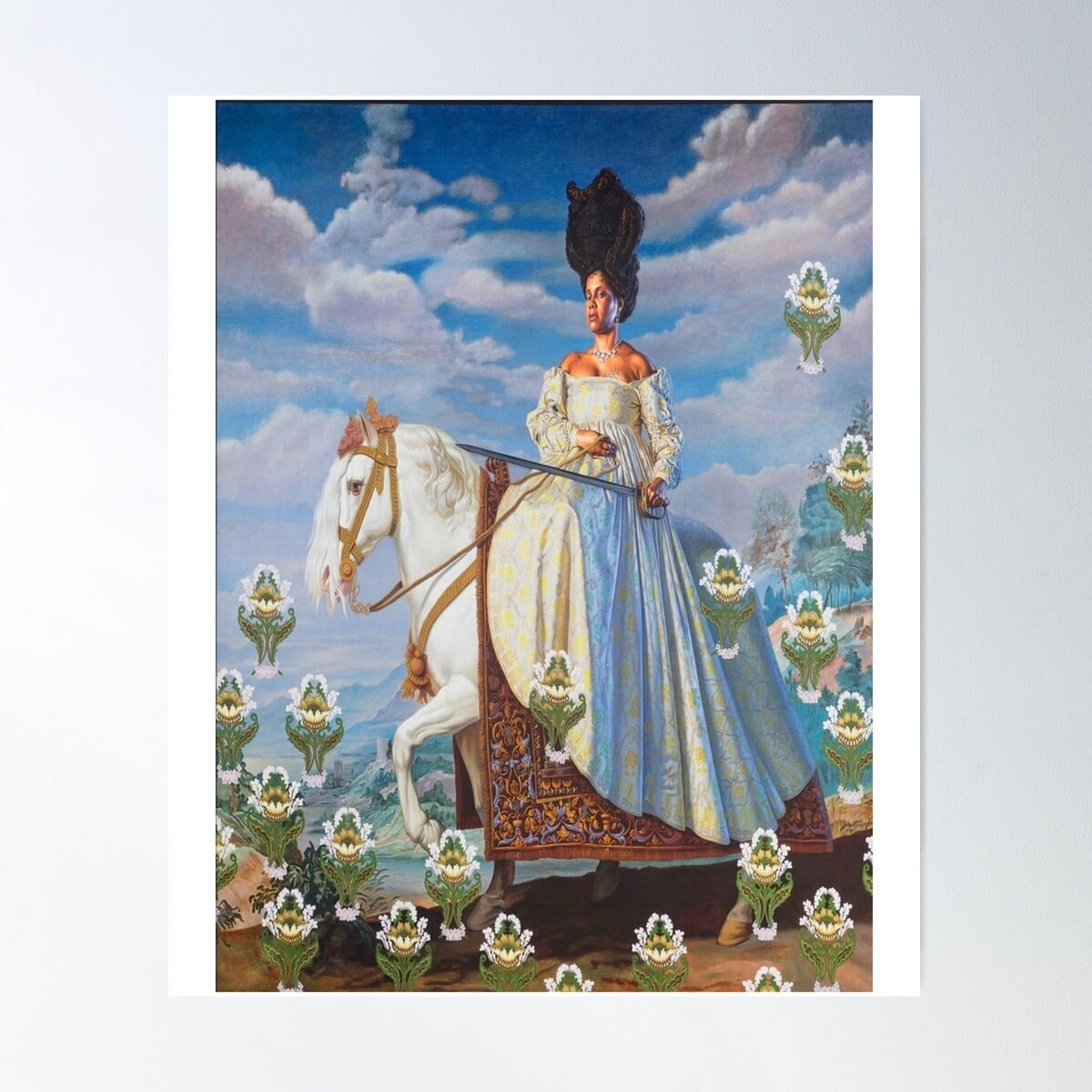 Kehinde Wiley On Horseback Poster Wall Art, Modern Wall Decor For ...