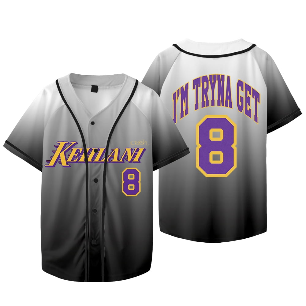 Kehlani 8 Jersey Crash World Tour Merch Baseball Jacket Women Men ...