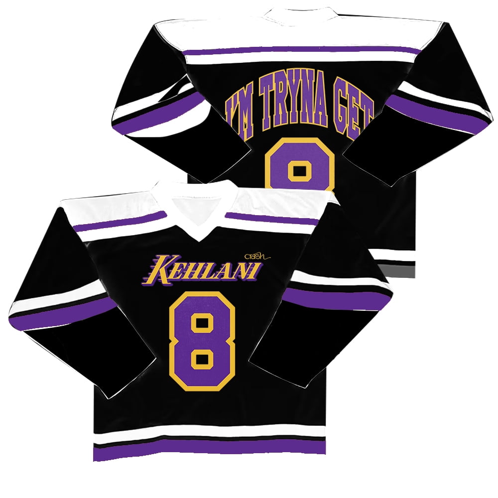 Kehlani 8 Logo Jersey Crash World Tour Merch Long Sleeve Sweatshirts ...