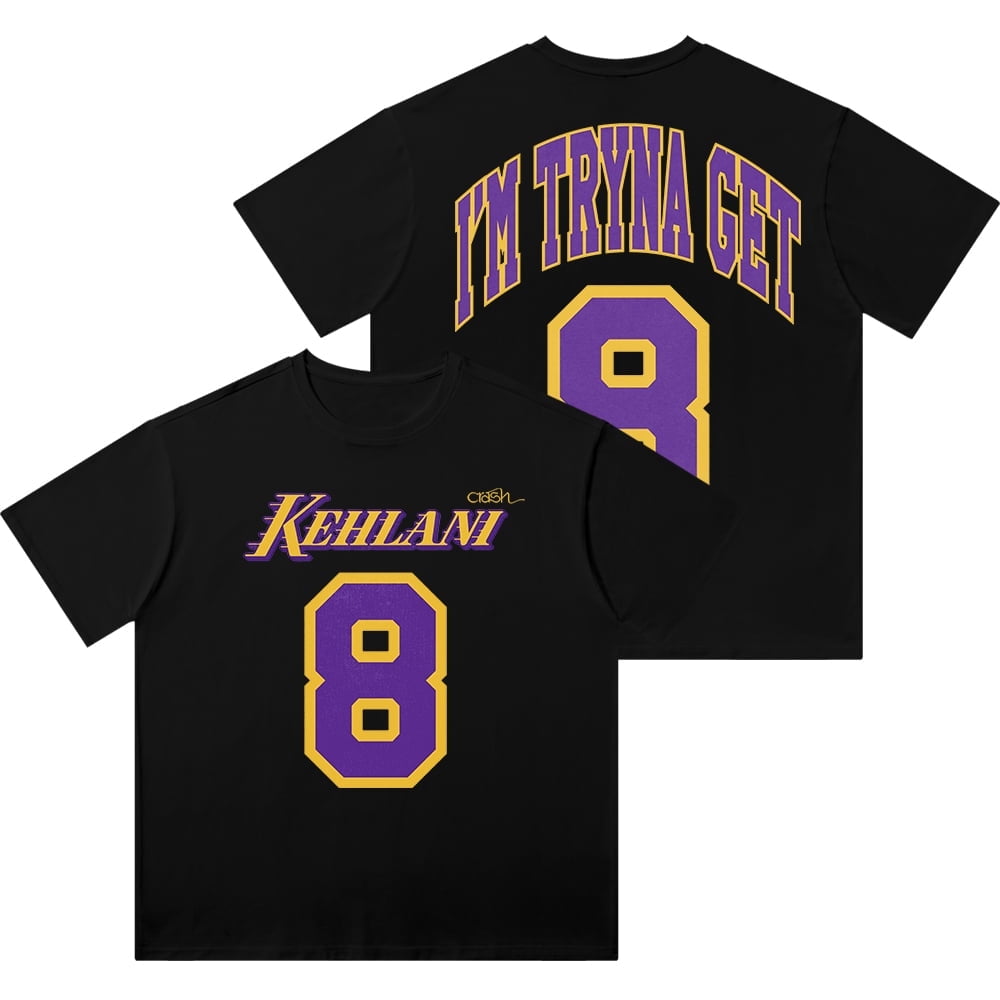 Kehlani 8 Logo Vintage Wash Tee Crash World Tour Merch Cotton TShirts ...