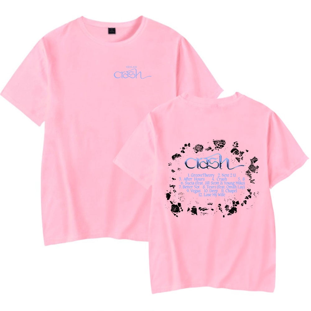 Kehlani Crash Tour 2024 Merch T-Shirt Women Men Crewneck Short Sleeve ...