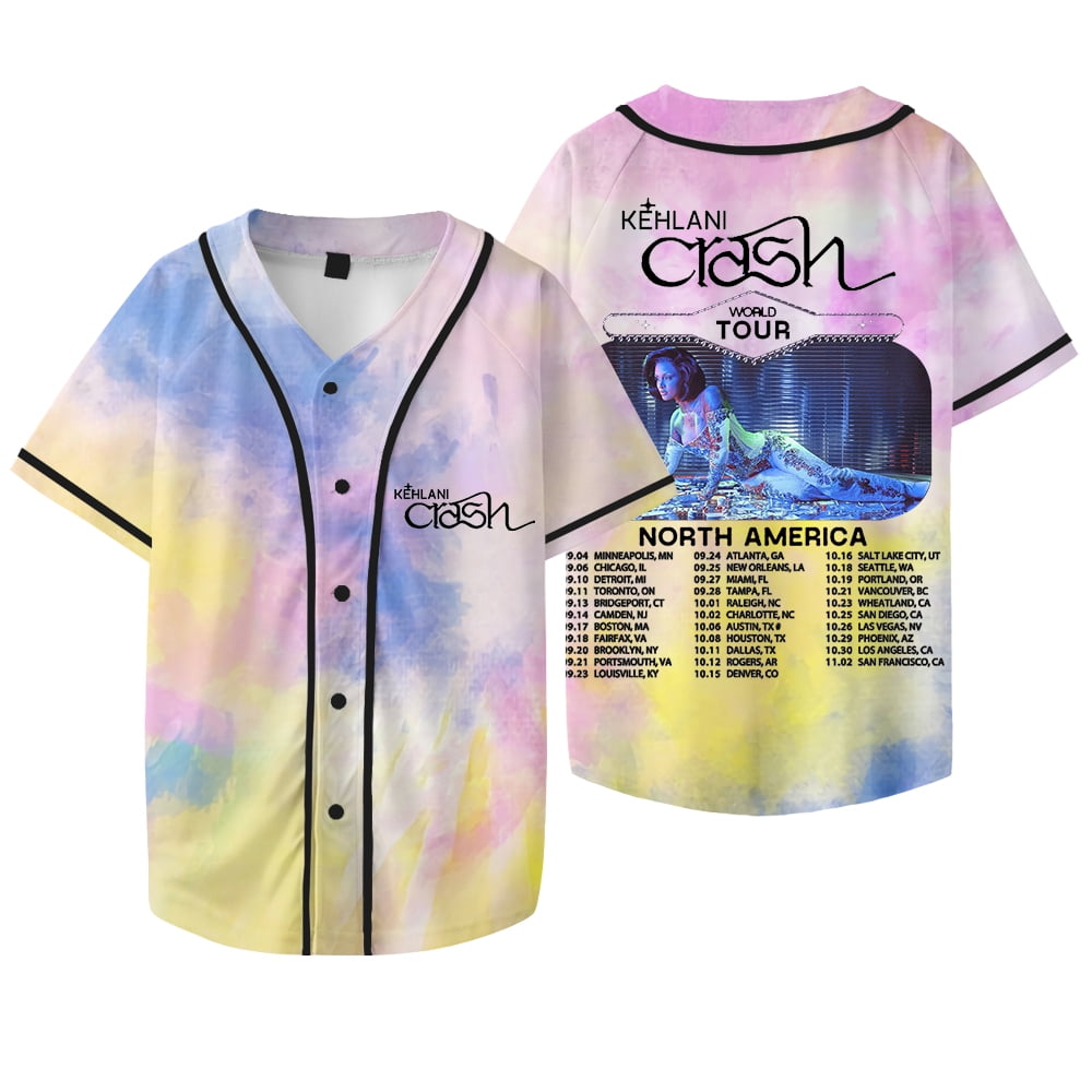 Kehlani Crash World Tour Merch Baseball Jacket New Logo Tee Women Men ...