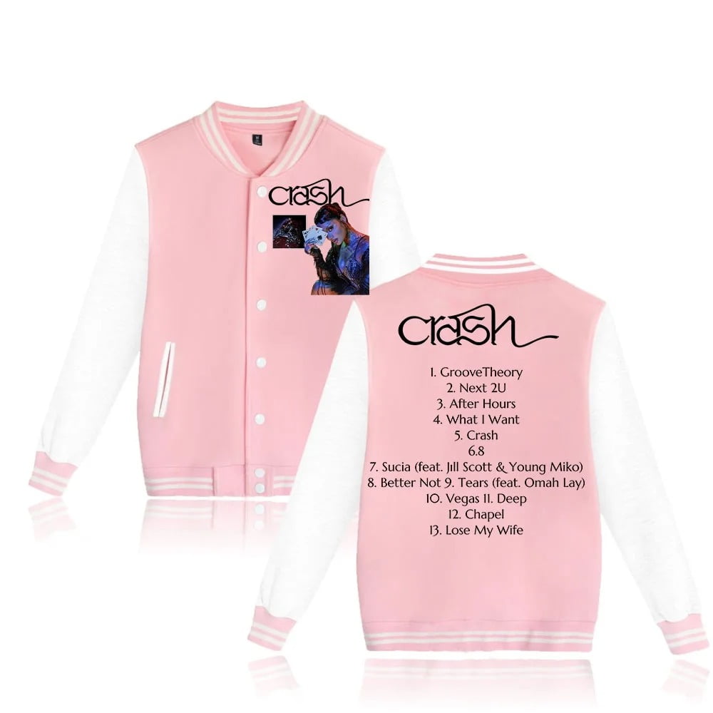 Kehlani Merch Crash 2024 Album Baseball Jacket Unisex Long Sleeve ...