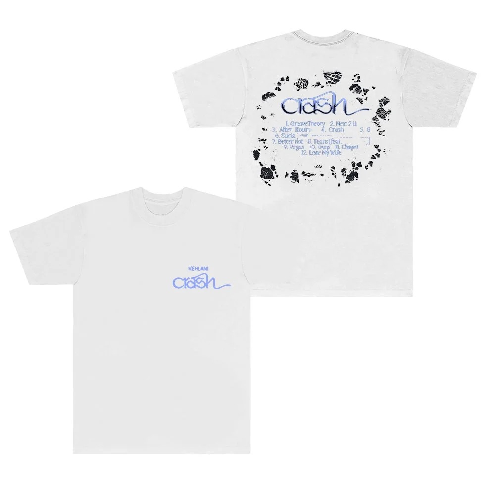 Kehlani Merch Crash 2024 Album T-shirt Women Men Casual Fashion Short ...