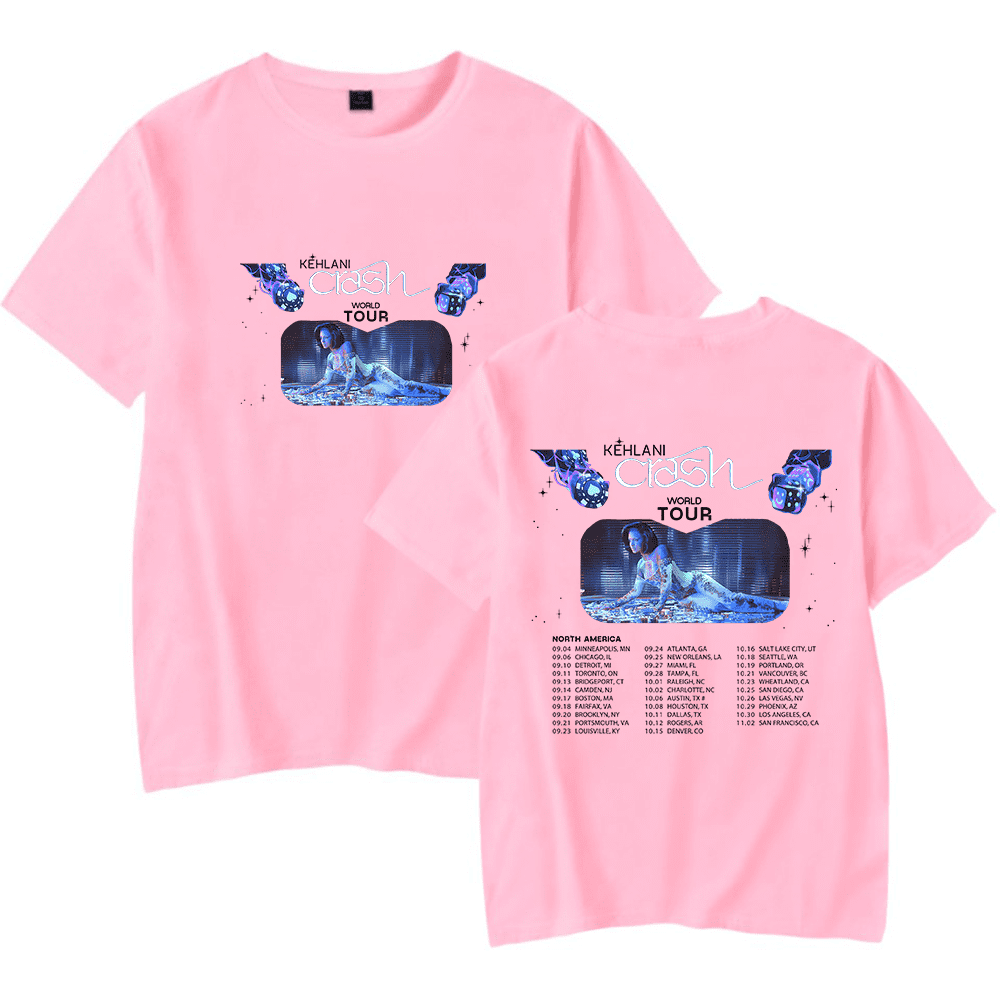 Kehlani Merch Crash World Tour T-Shirts Tee Summer Women Men Fashion ...