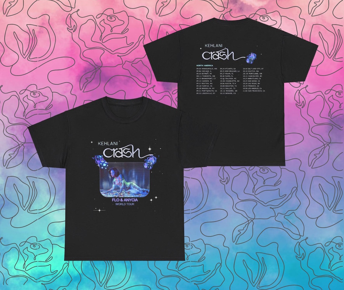 Kehlani Shirt Crash World Tour 2024 - Fan Inspired Kehlani Tour Shirt ...