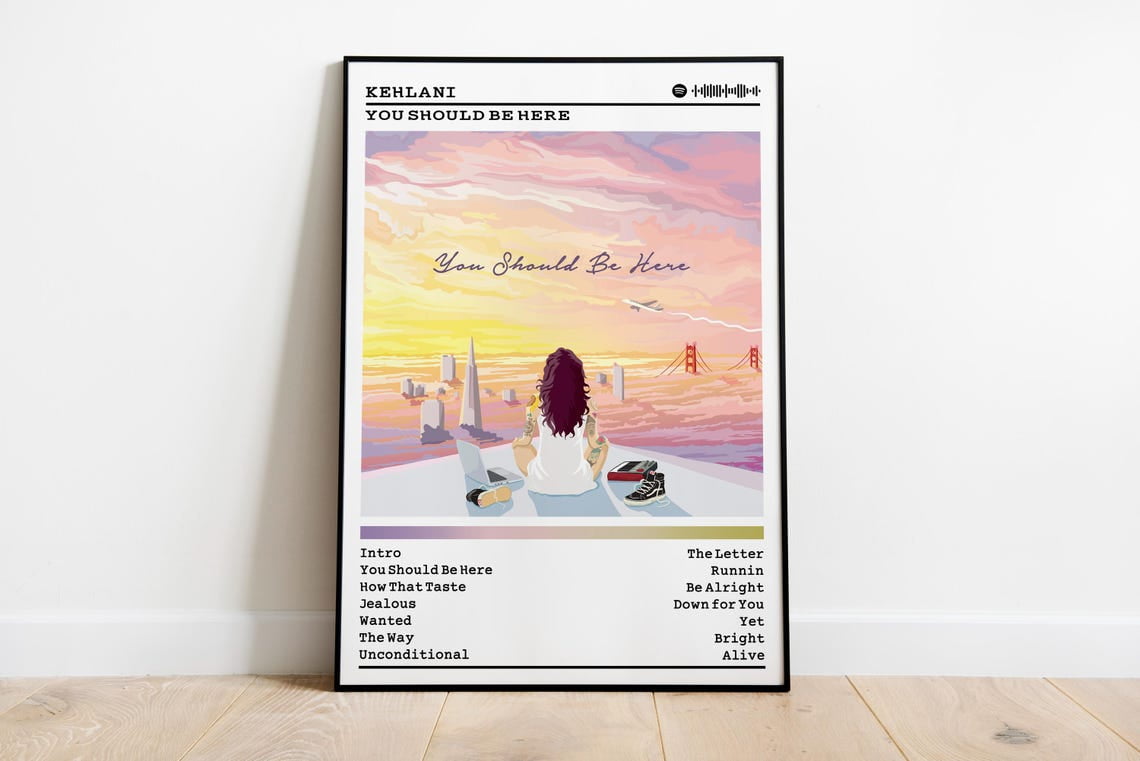 Kehlani - You Should Be Here Album : Matte Print Wall Art #323 ...