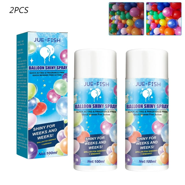 Kehuo 100ml Balloon Shine Spray for Balloons - Balloon Spray Shine for ...