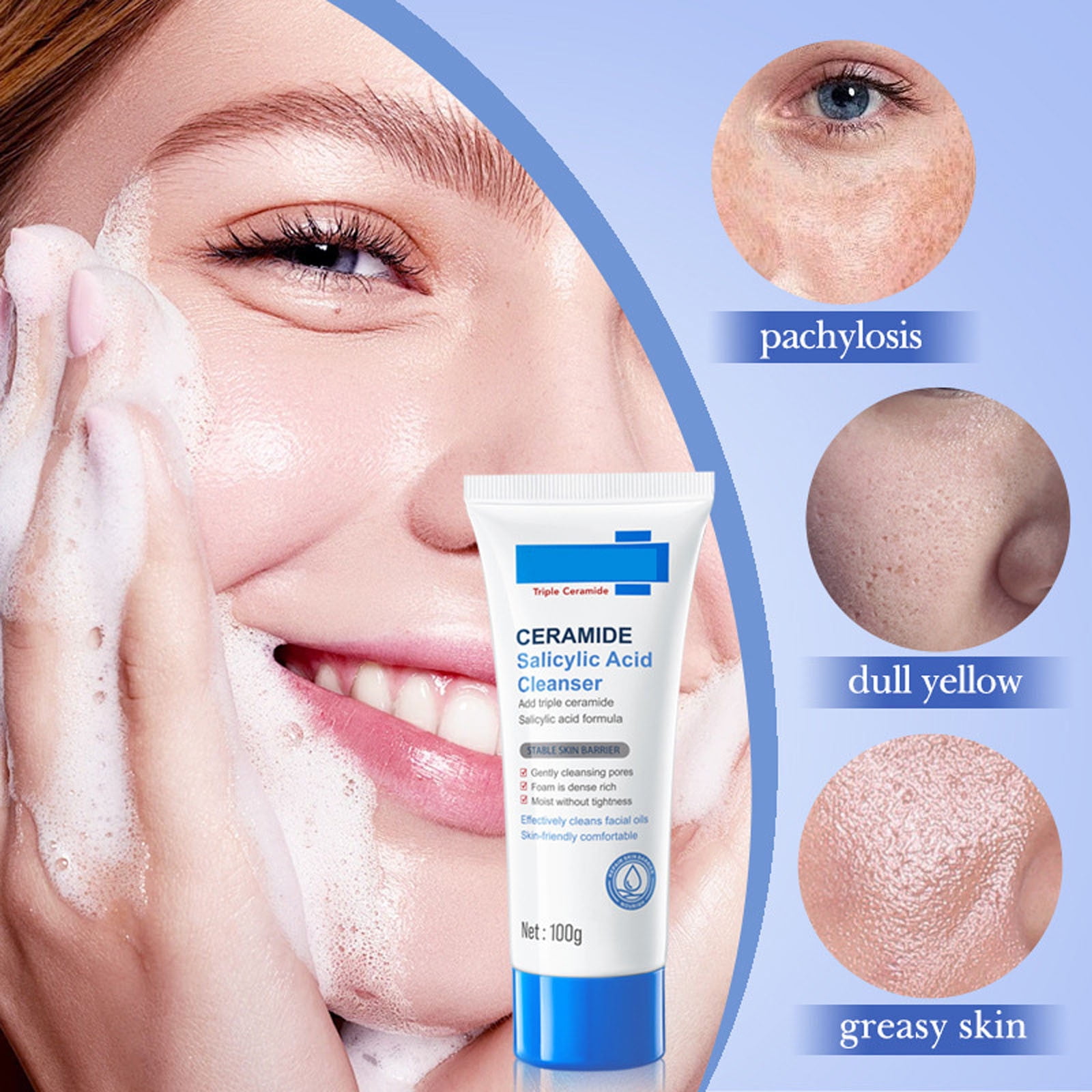 Kehuo 2024 New Facial Cleanser Penetrate Into Pores Dirt and Aged ...