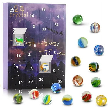 MKING Advent Calendar 2022 Rocks 24 Days Natural Crystal Gemstone Stone ...