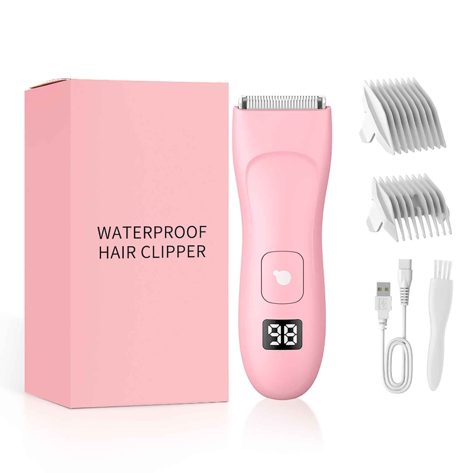 Kehuo Digital Display Safe Hair Shaver Electric Push Clippers Groin ...